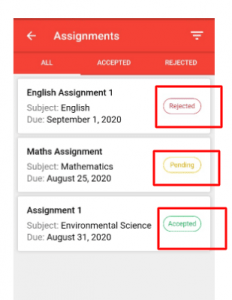 Assignment Management System on Mobile App - School Software Pro