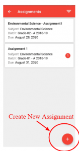 Assignment Management System on Mobile App - School Software Pro